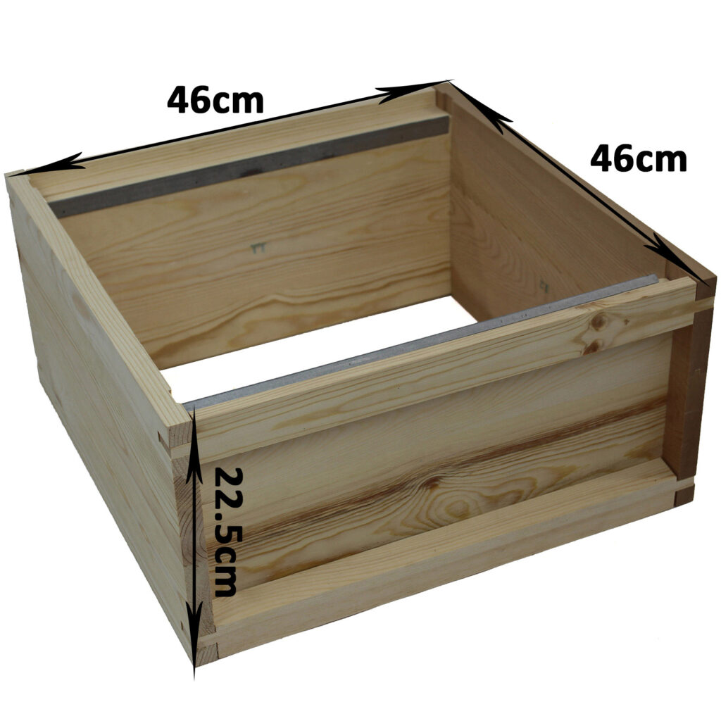 National Pine Brood Box for National Beehive 74759 - Actiasbee